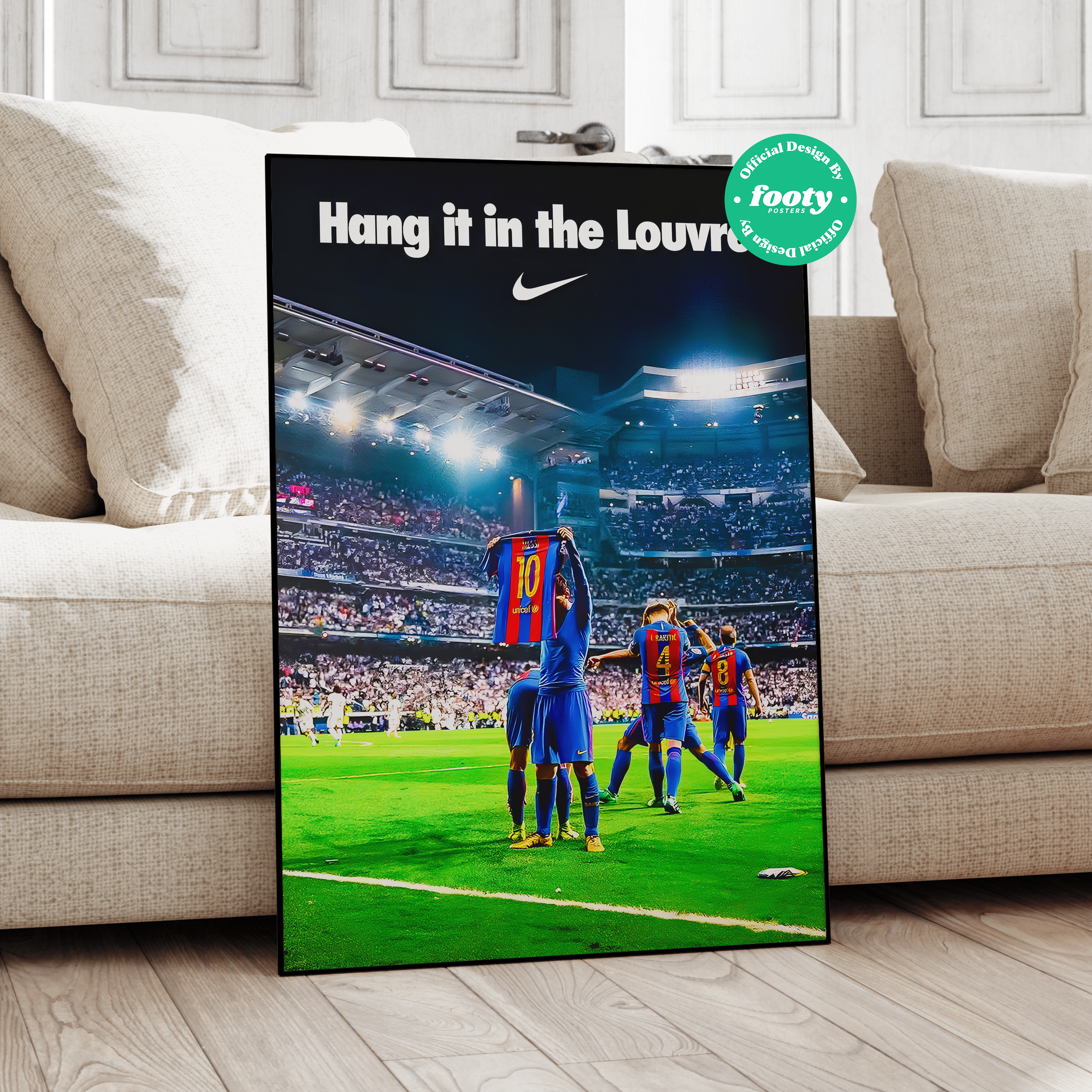 Lionel Messi 'Hang It In The Louvre' Poster – Footy Posters