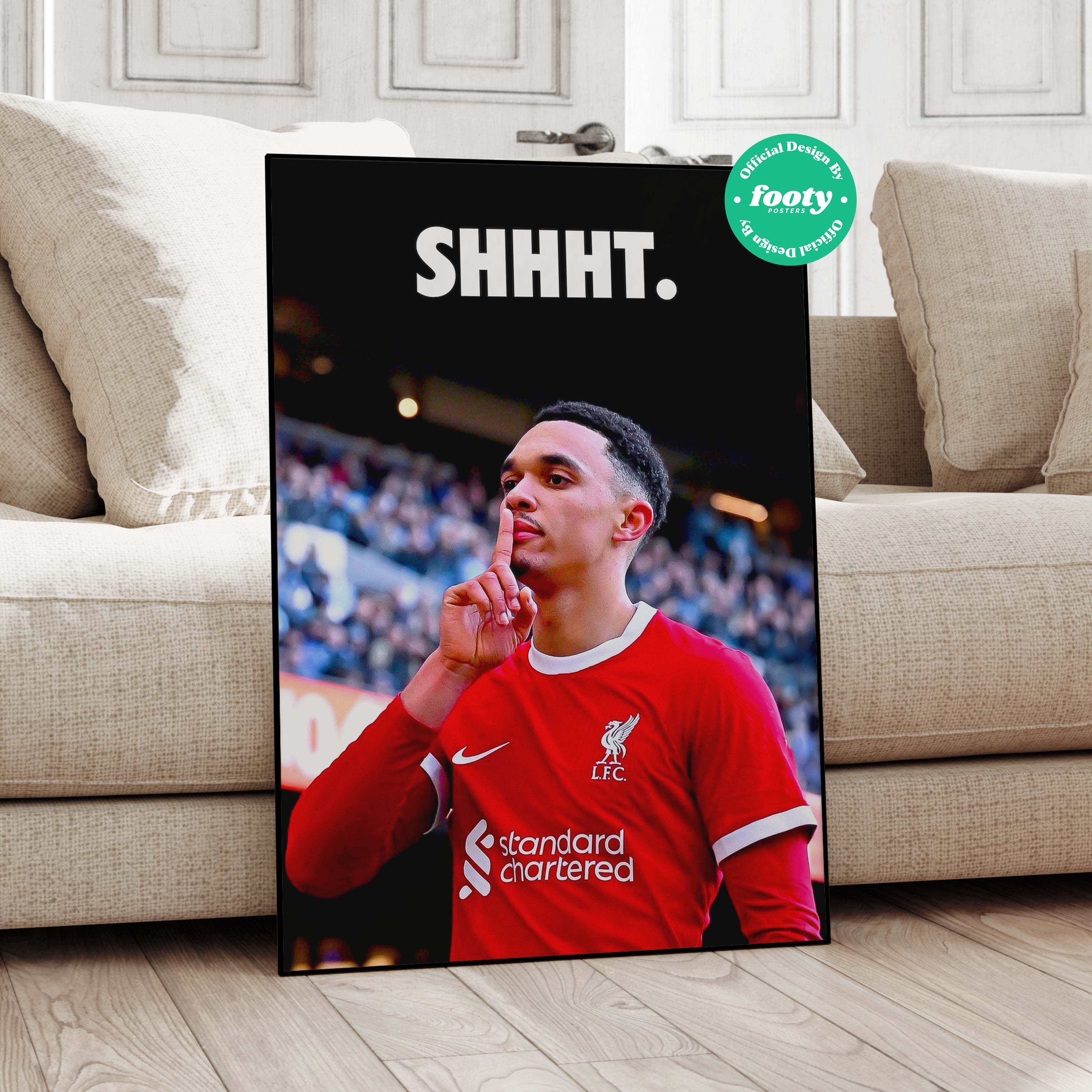 Trent Alexander-Arnold 'Shhh' Poster – Footy Posters