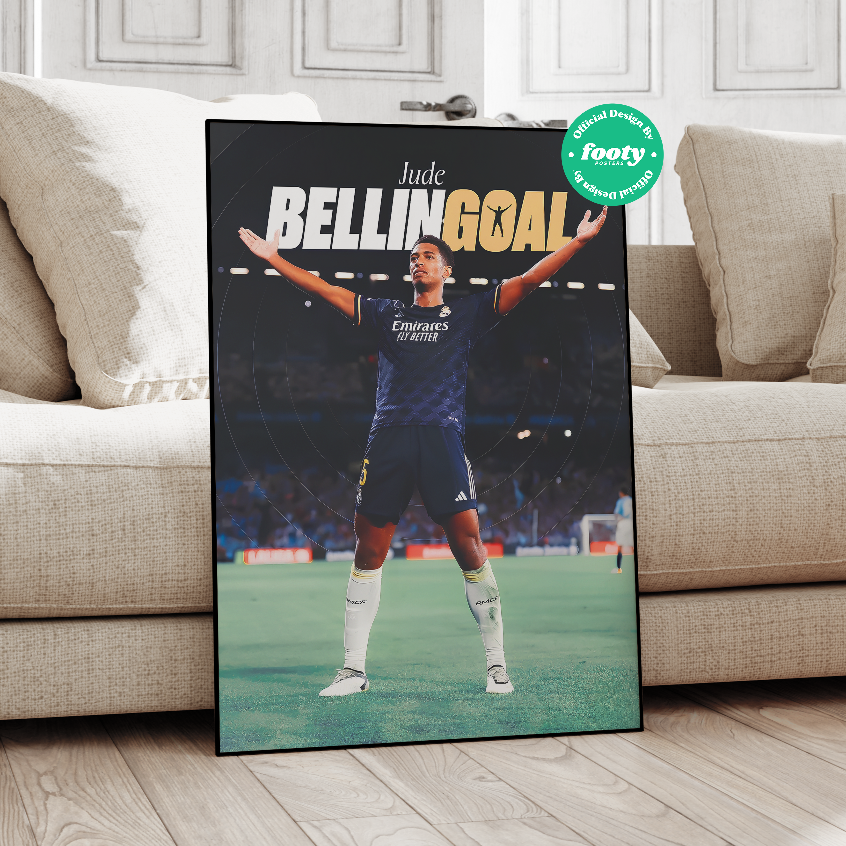 Jude Bellingham 'Bellingoal' Poster – Footy Posters