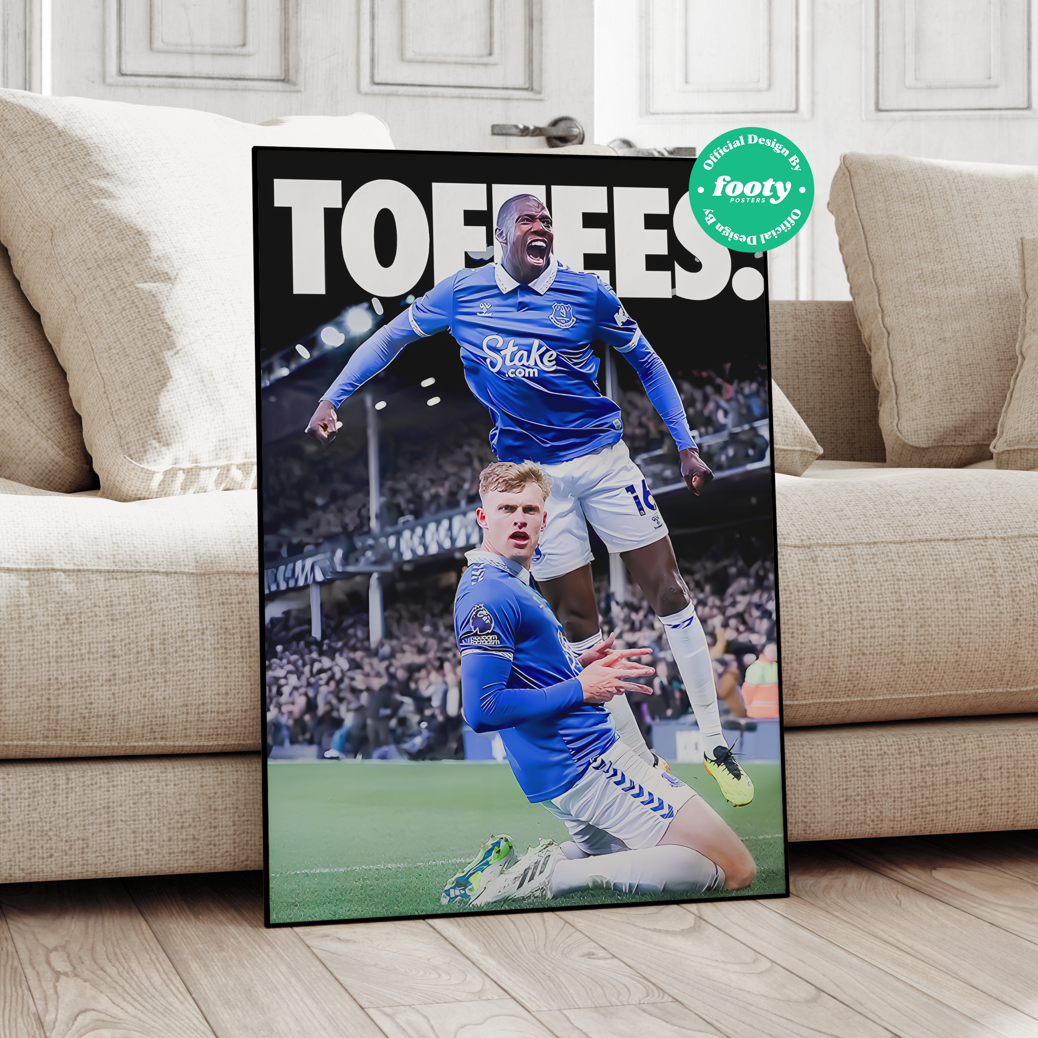 Everton 'Toffees' Poster – Footy Posters