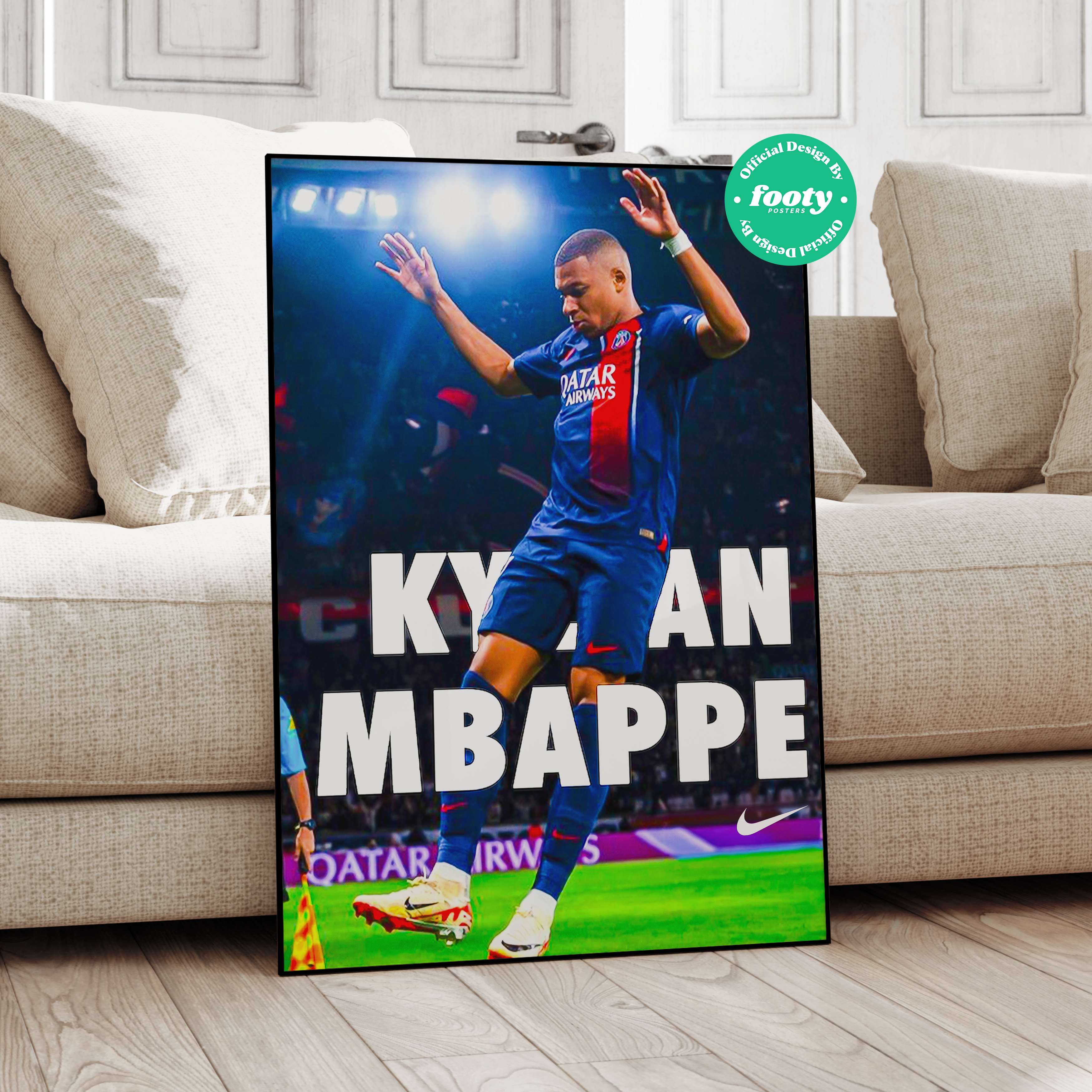Kylian Mbappe 'Focus' Poster – Footy Posters