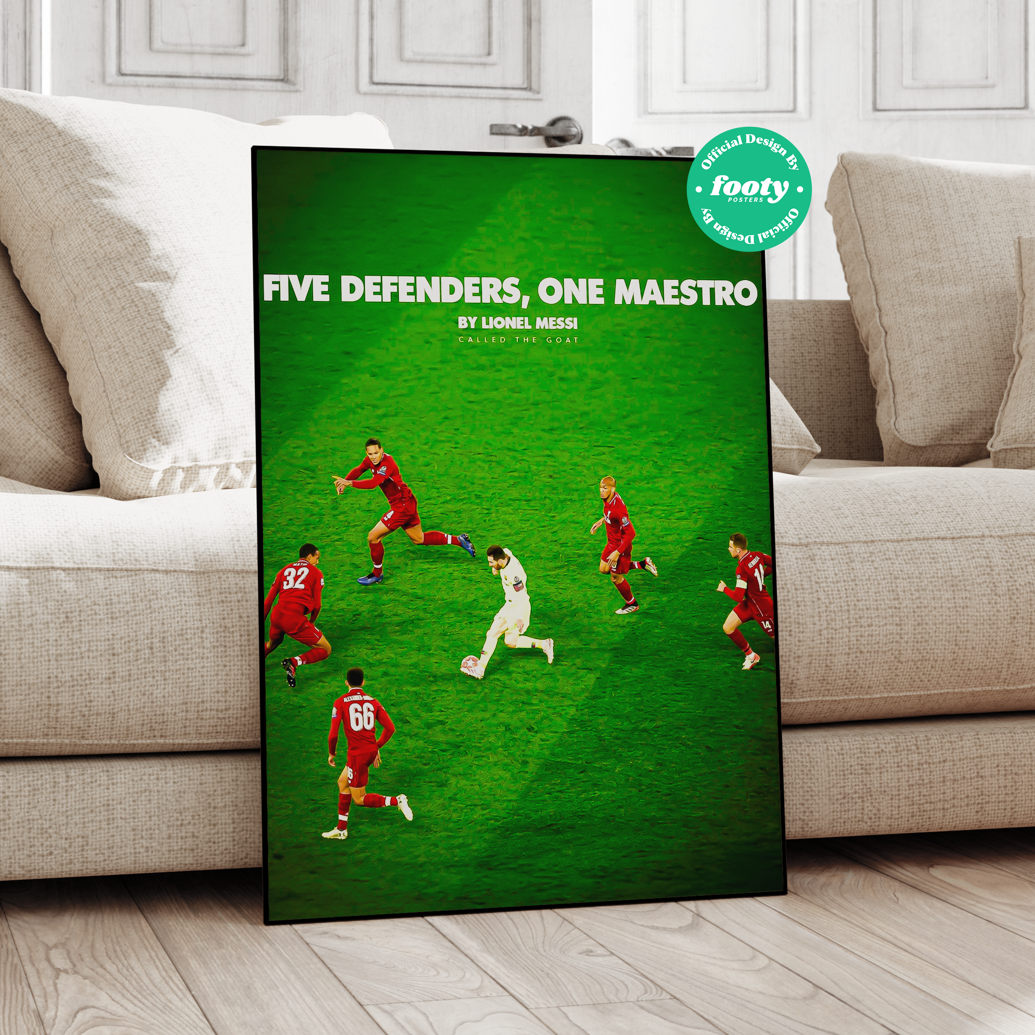 Lionel Messi 'Maestro' Poster – Footy Posters