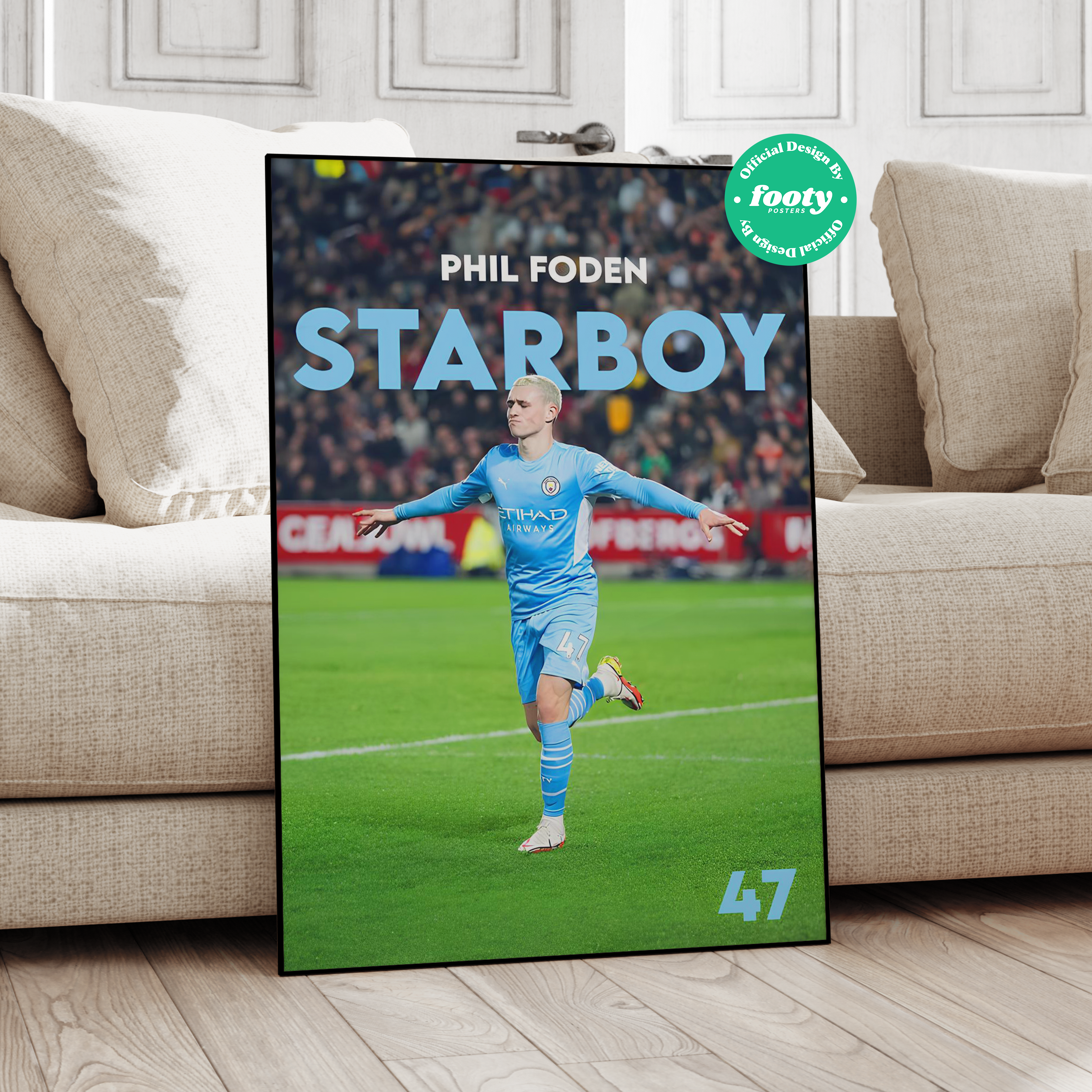 Phil Foden 'Starboy' Poster – Footy Posters
