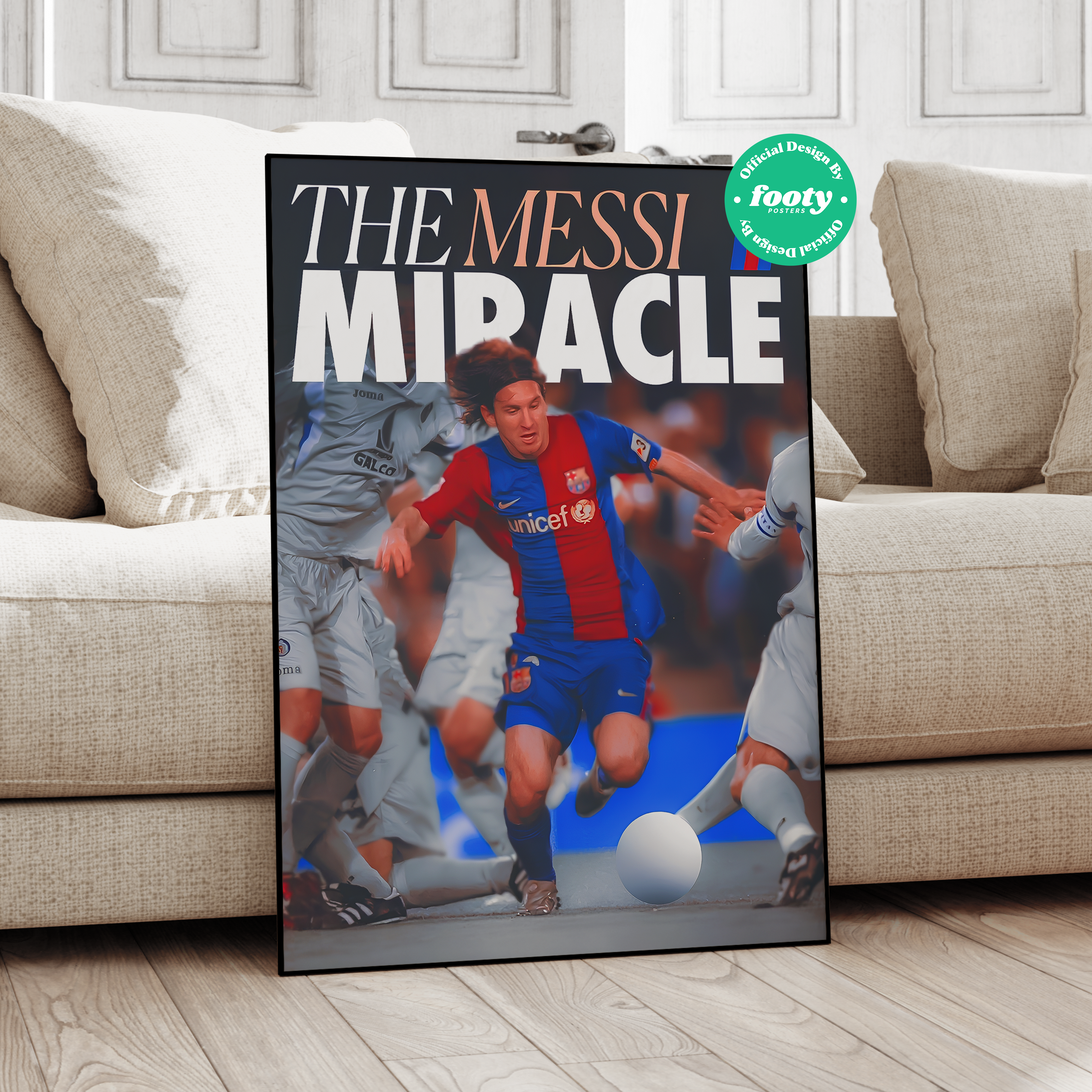 Lionel Messi 'Miracle' Poster – Footy Posters