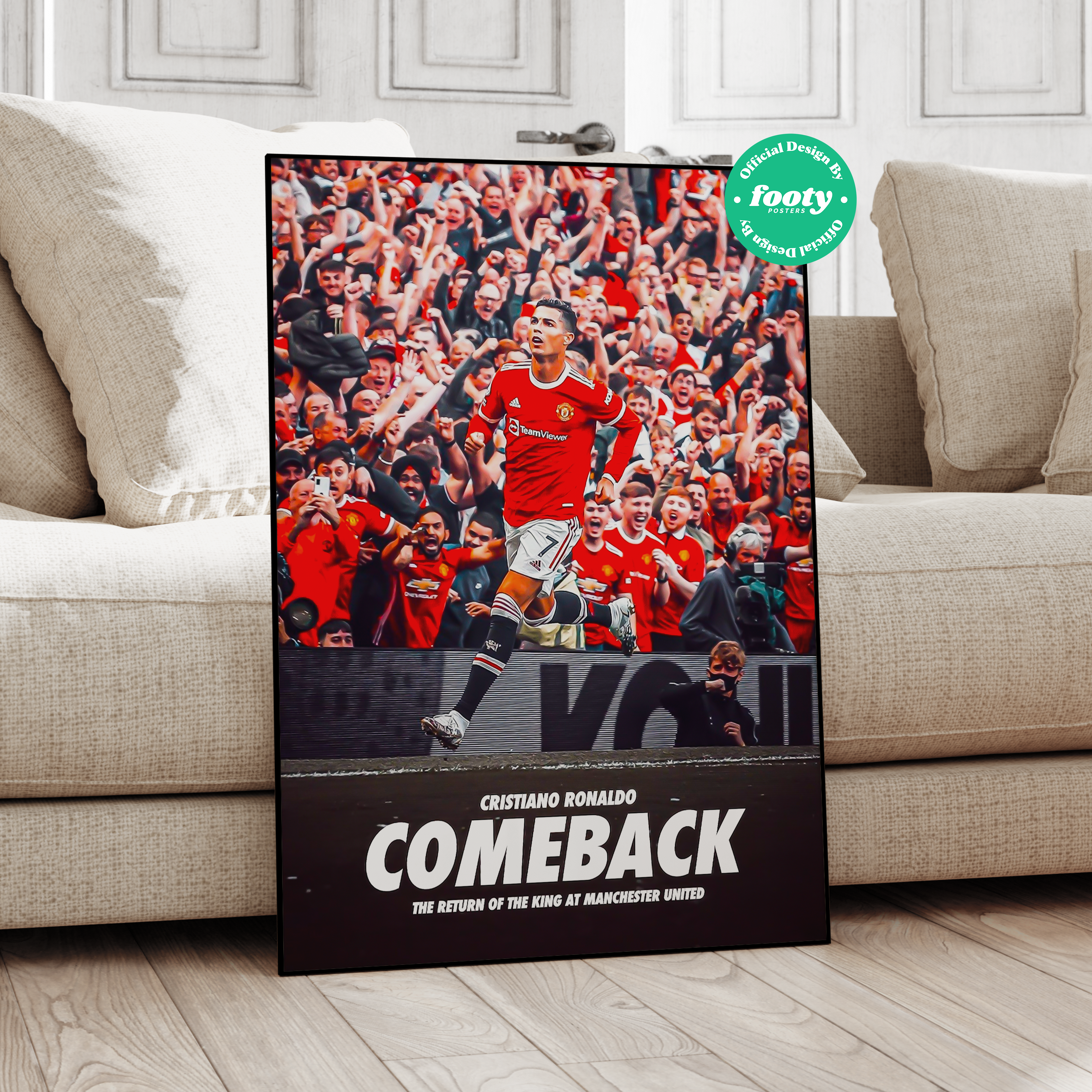 Cristiano Ronaldo 'Comeback' Poster – Footy Posters