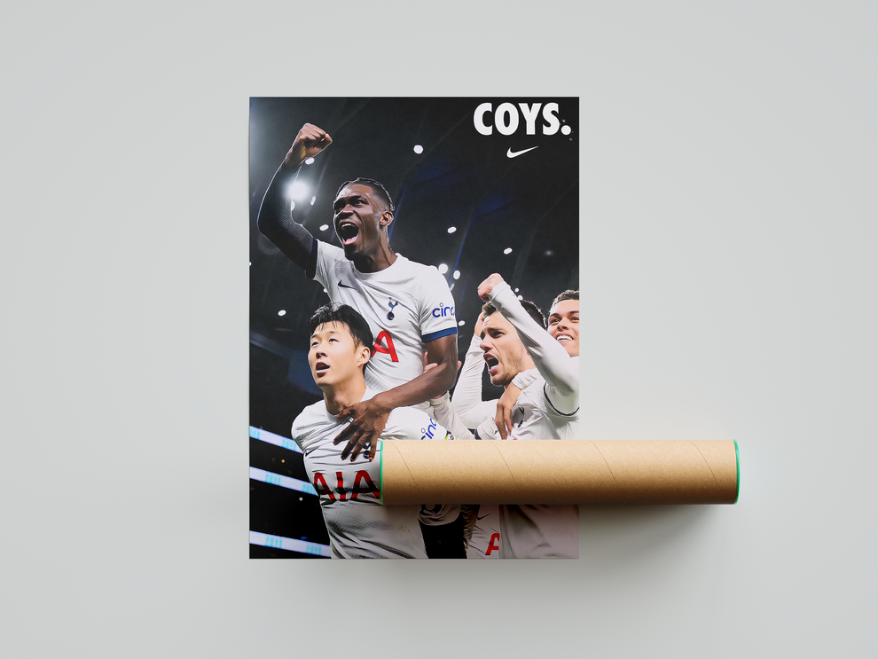 Tottenham Hotspur 'COYS' Poster – Footy Posters