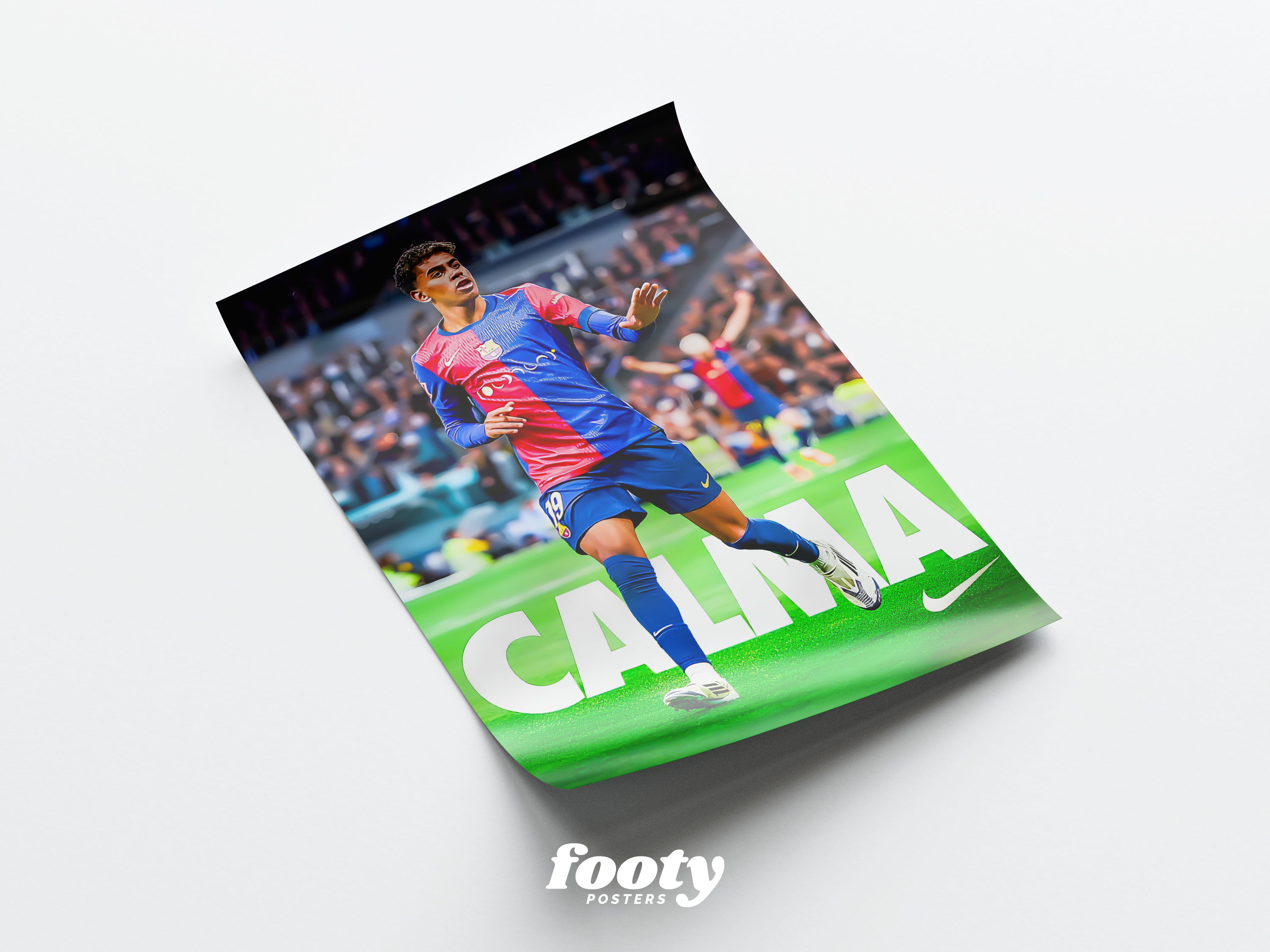 Lamine Yamal 'CALMA' Poster – Footy Posters