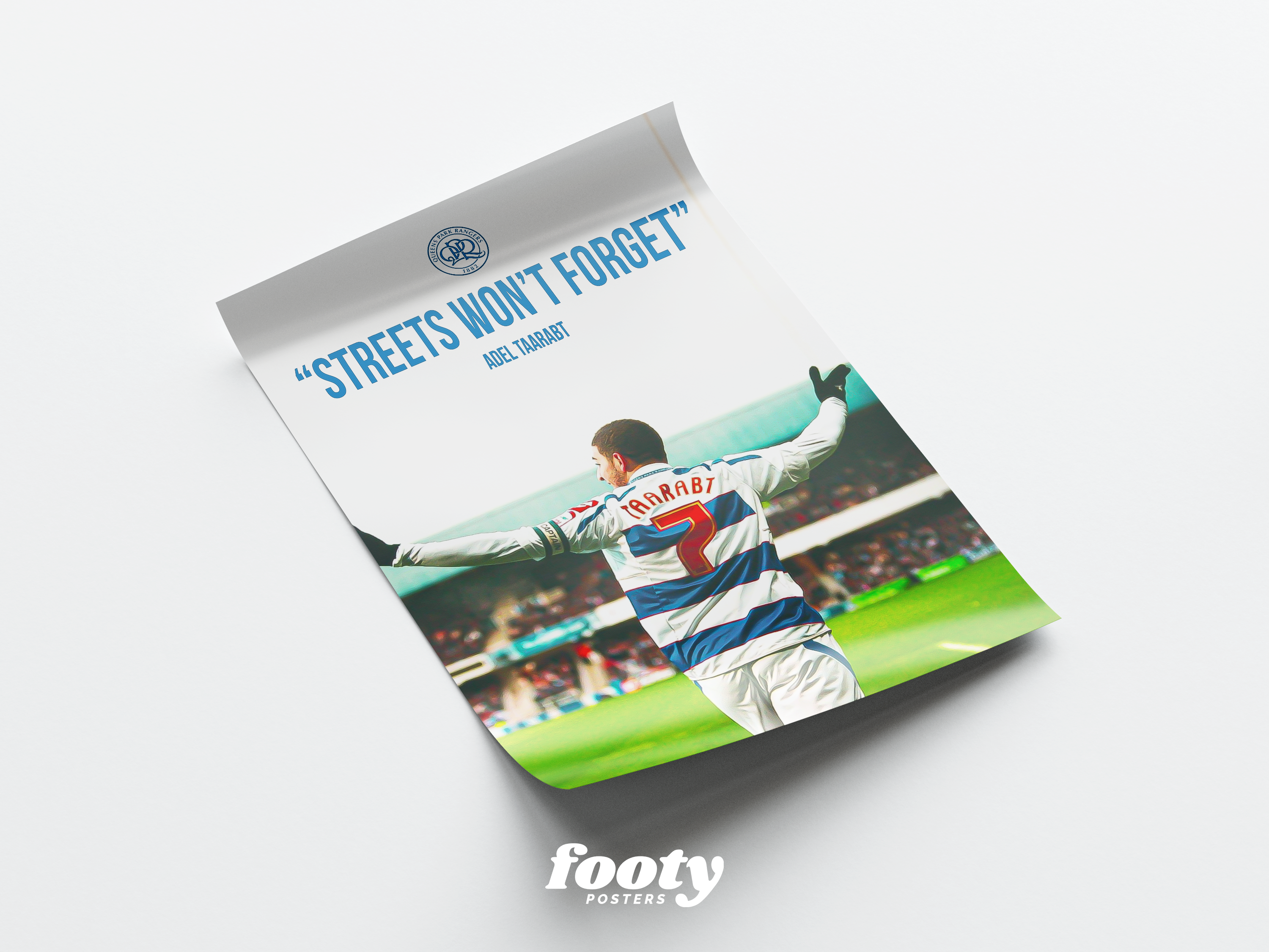 Adel Taarabt 'Streets' Poster – Footy Posters