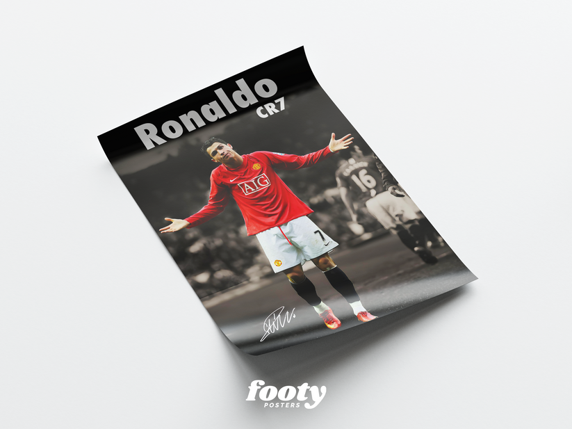 Cristiano Ronaldo 'CR7' Poster – Footy Posters